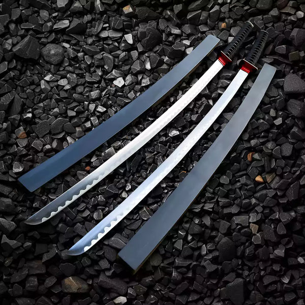 Deadpool Swords | Samurai Twin Deadpool Katana – Damascus Steel Blades